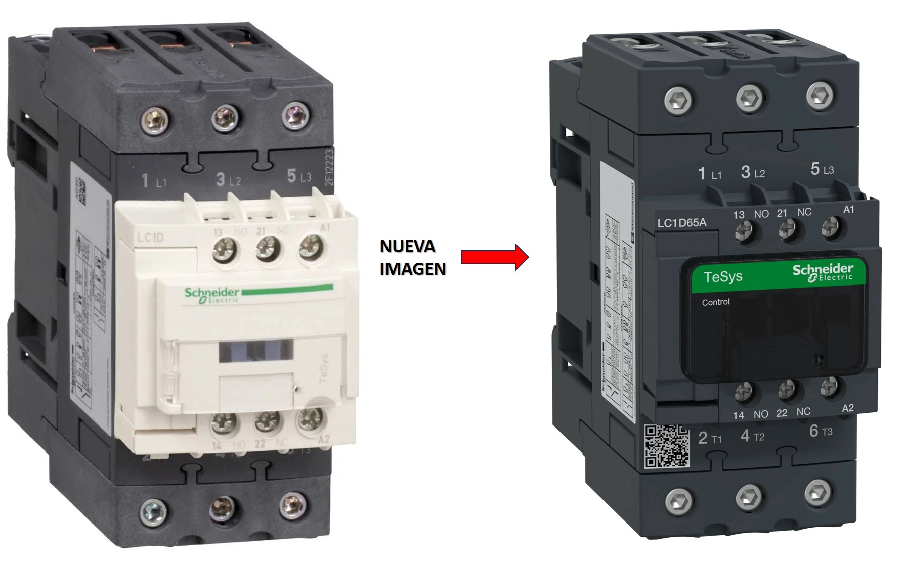 Contactor Schneider Lc1d65af7 3p 65a 110v Ac | Gavinser Shop